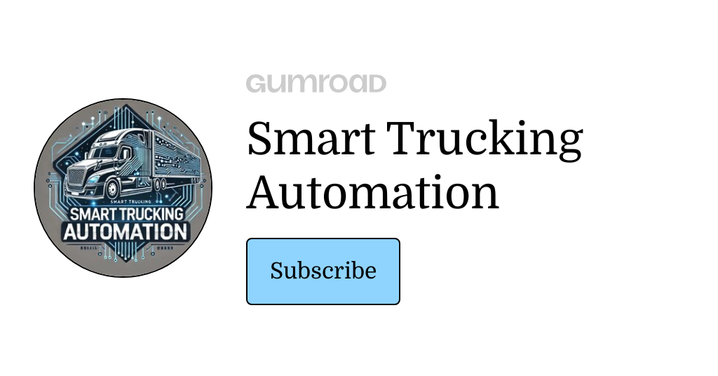 Smart Trucking Automation