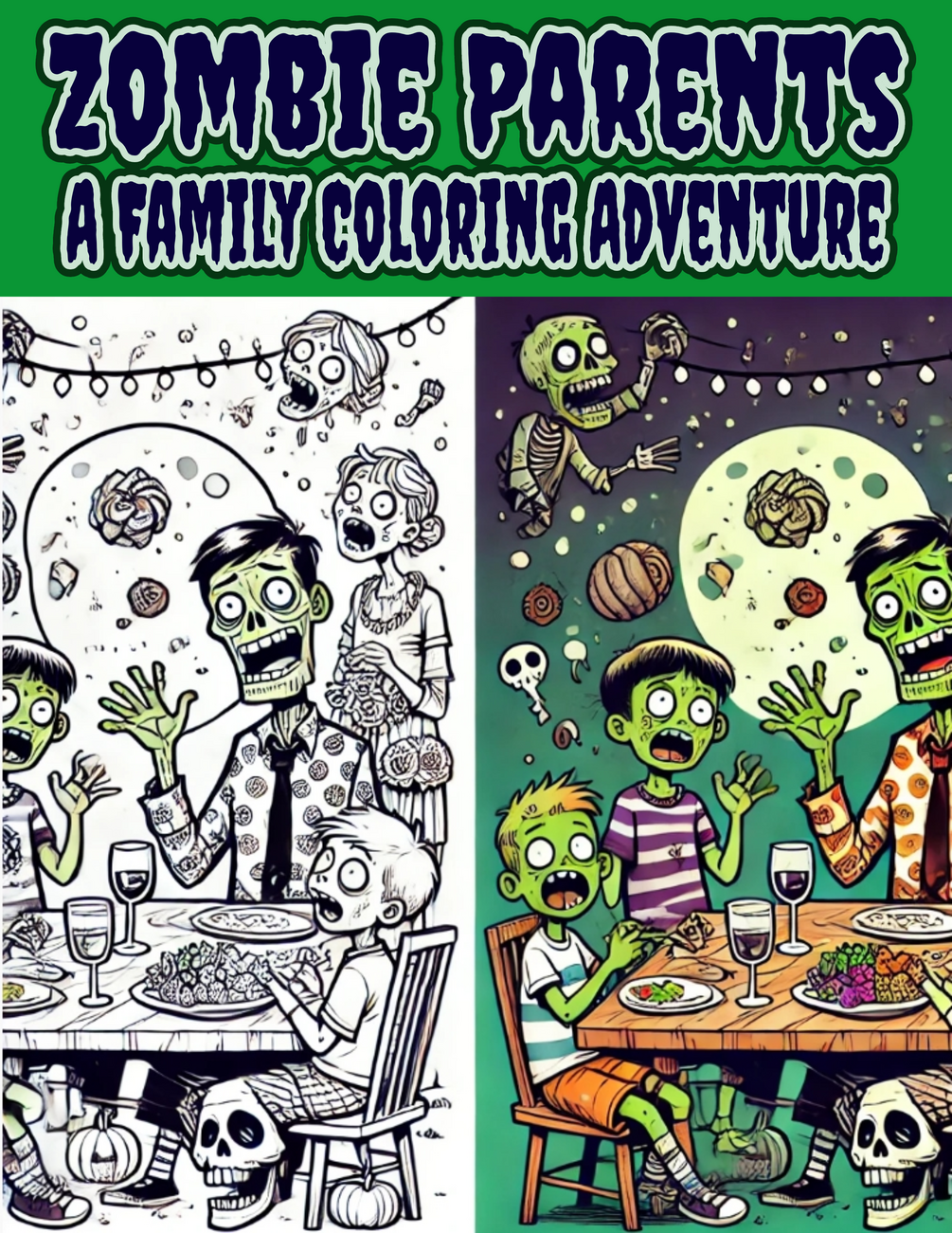 Zombie Parents: A Family Coloring Adventure