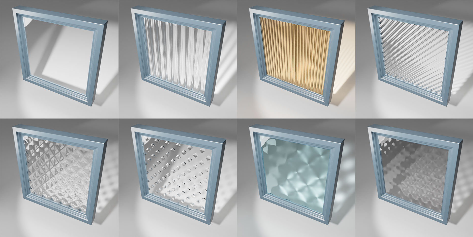 Procedural Architectural Glass Material for Blender 3D