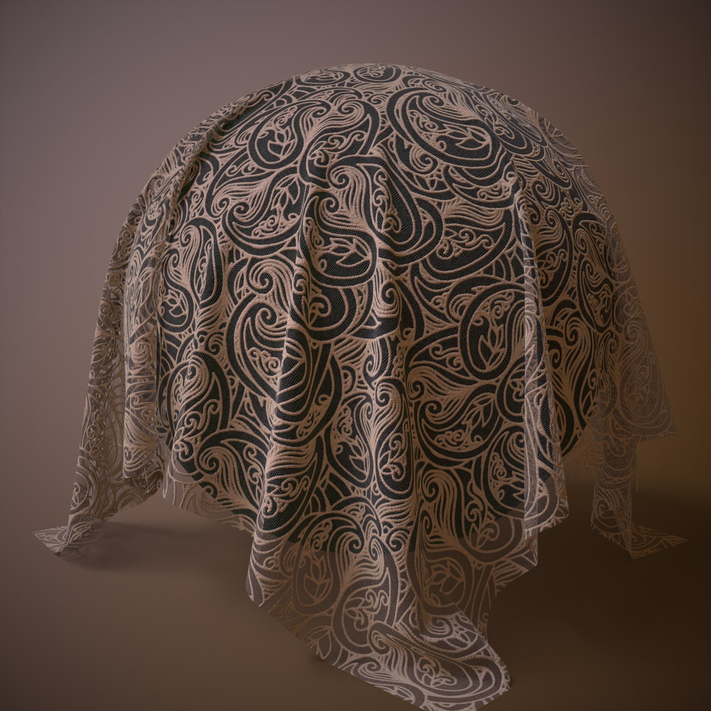 Smart lace substance material (6 patterns)