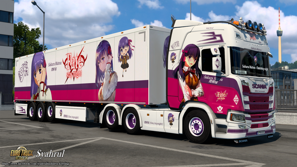 [ETS2] Sakura Matou - Fate/stay night [Combo Skin]