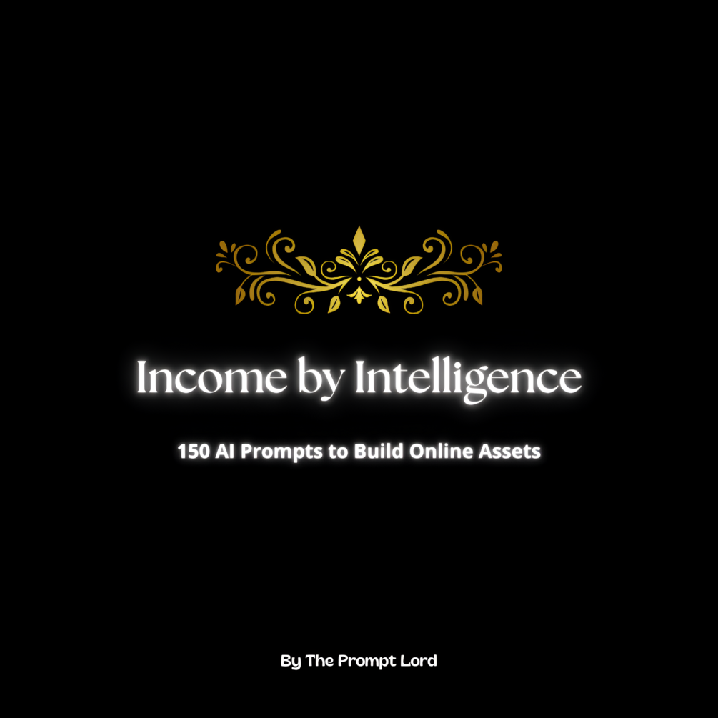 Income by Intelligence — 150 Premium AI Prompts to Build Profitable Online Assets