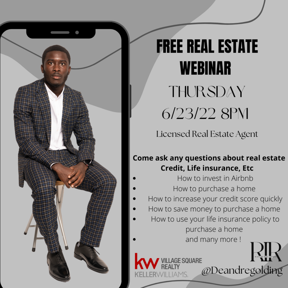FREE REAL ESTATE WEBINAR