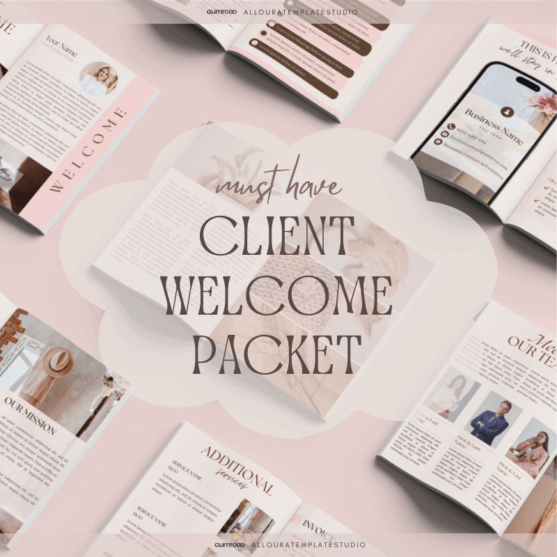 Client Welcome Packet Template Canva