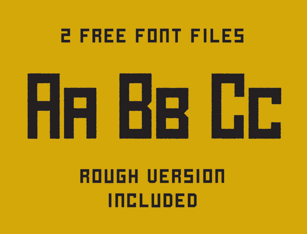 Halogen - Free Industrial Font