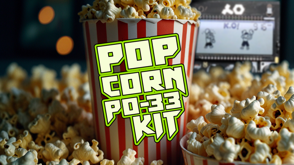 PO-33 backup file & sample pack: Popcorn