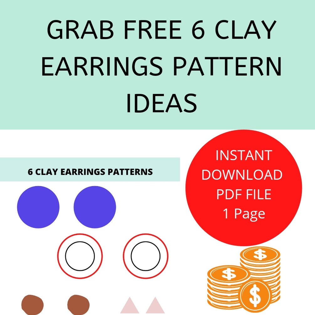 GRAB FREE 6 CLAY EARRINGS PATTERN IDEAS PDF
