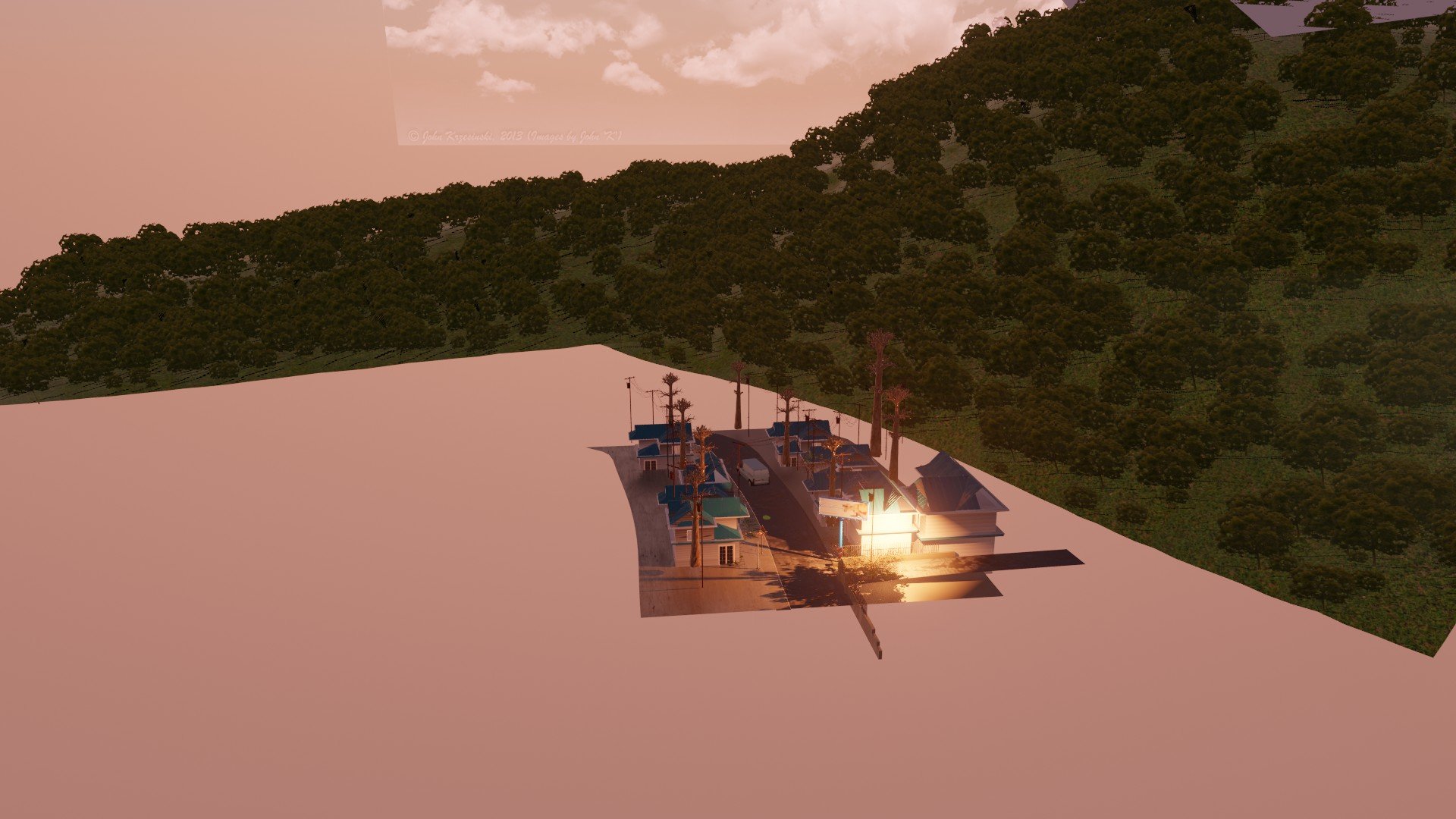 blender anime town live stream project