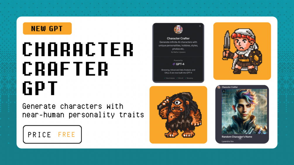 Character Crafter GPT: AI-Powered Character Personality Generation
