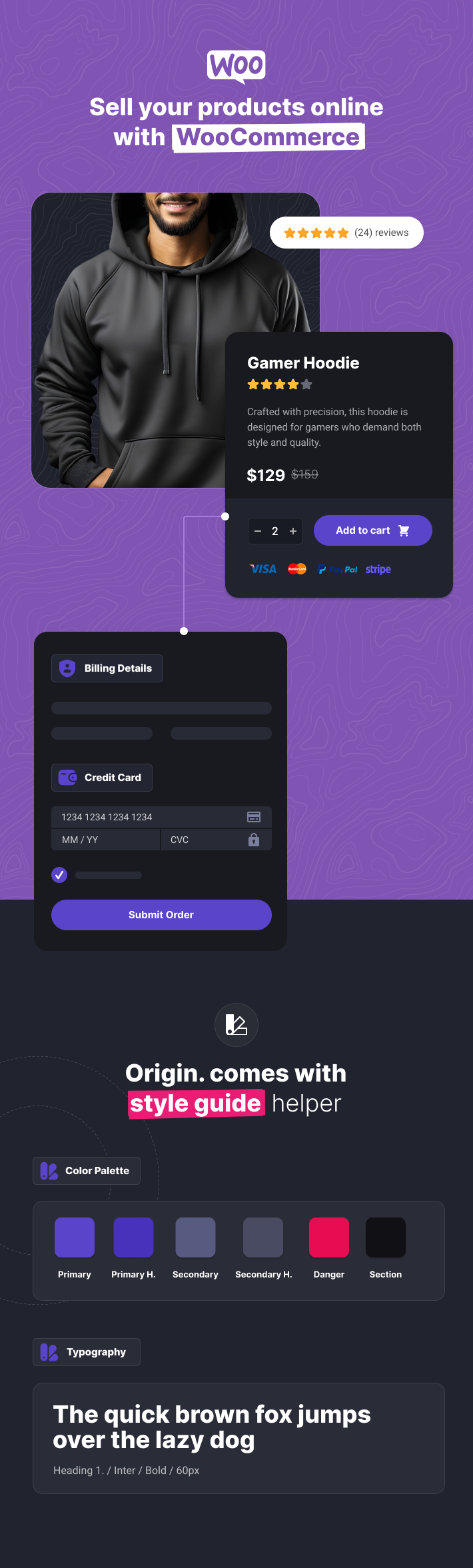 Origin - Twitch Streamer WordPress Theme