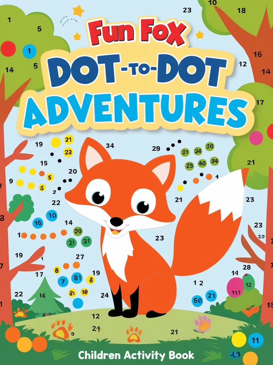 Fox Dot To Dot Book for Kids