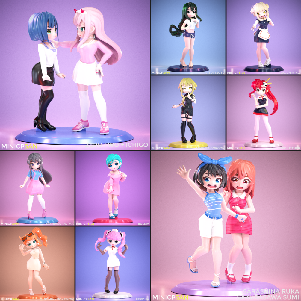 April 2025 Cute Mini Figures Bundle - MiniCPsan