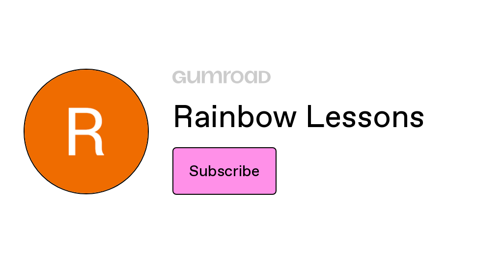 Rainbow Lessons