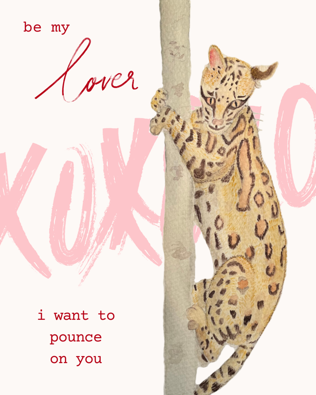 I want to pounce on you