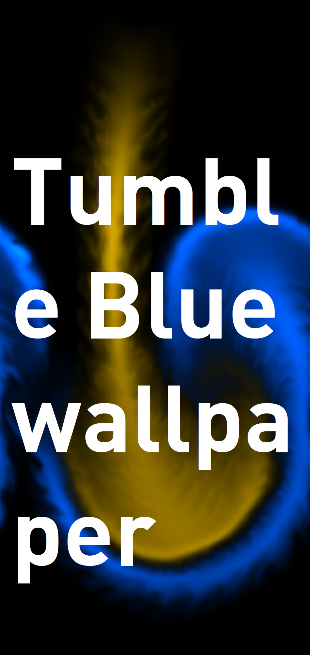 Tumble Blue - Mobile Wallpaper