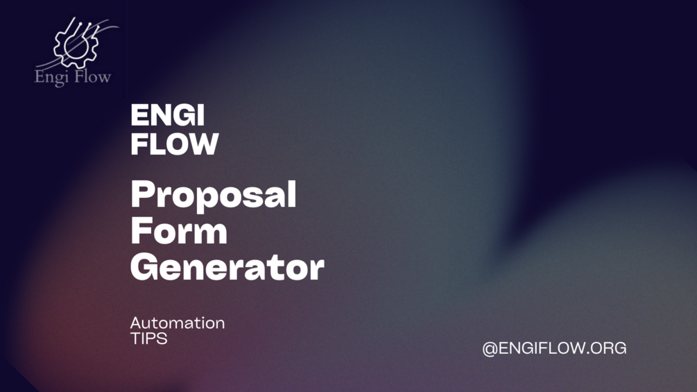 Proposal Form Generator