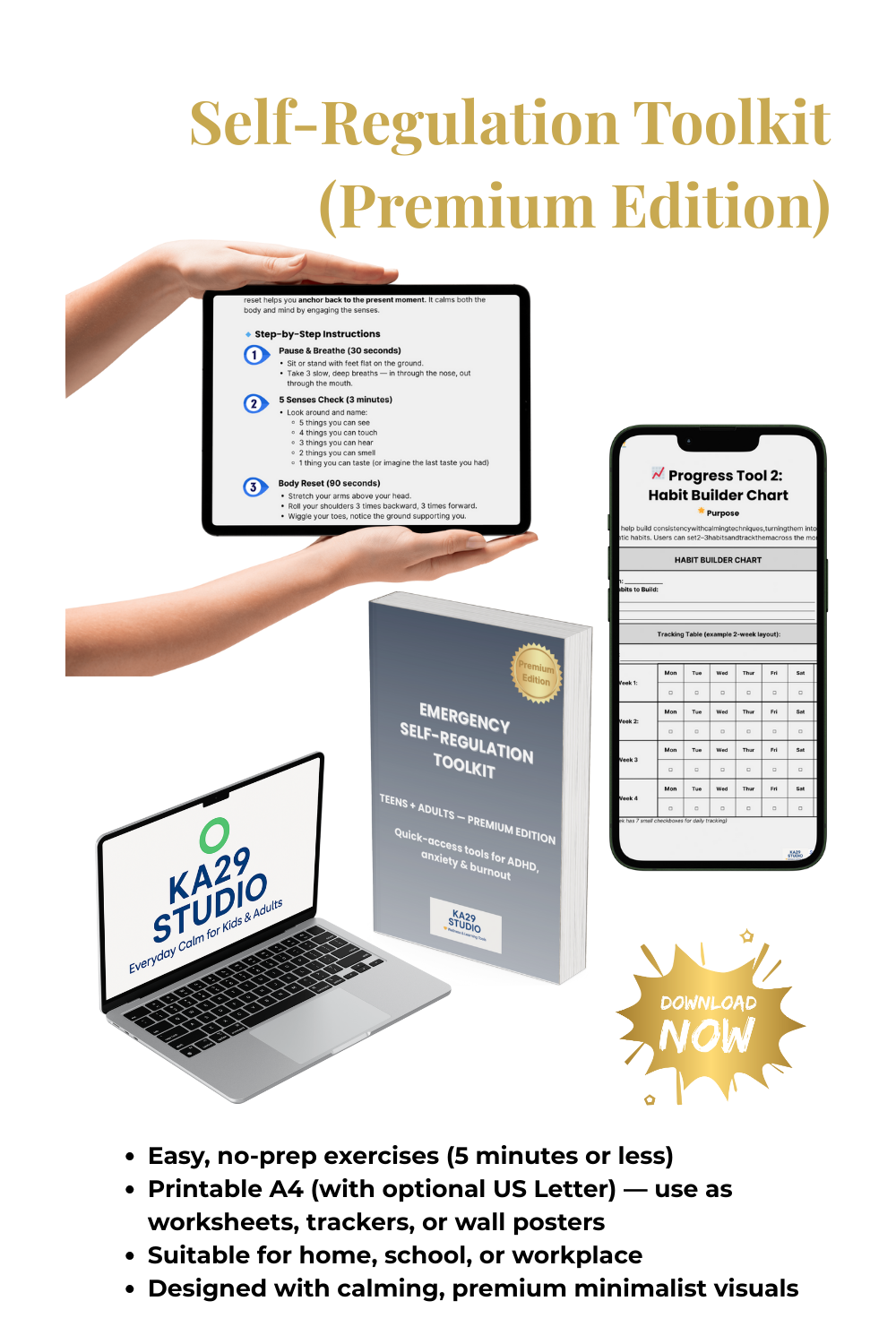 Self-Regulation Toolkit (Teens + Adults) — Premium Edition Version 1