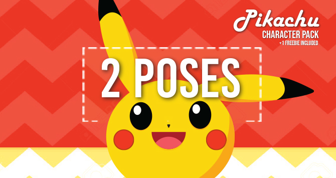 Pikachu Illustration (2 poses)