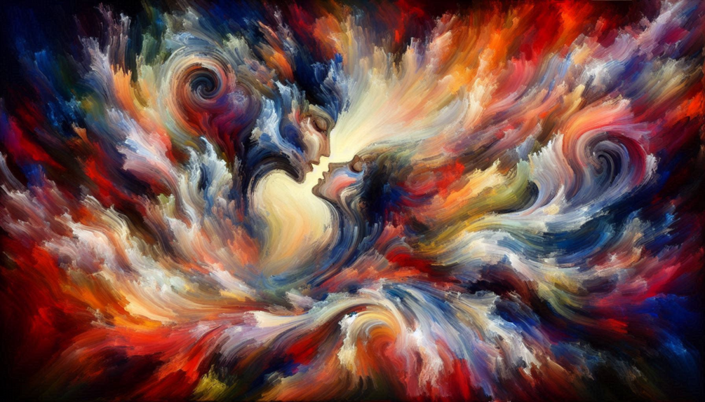 💖 Embrace the Beauty of Abstract Expressionism: Explore Images of Love 💖