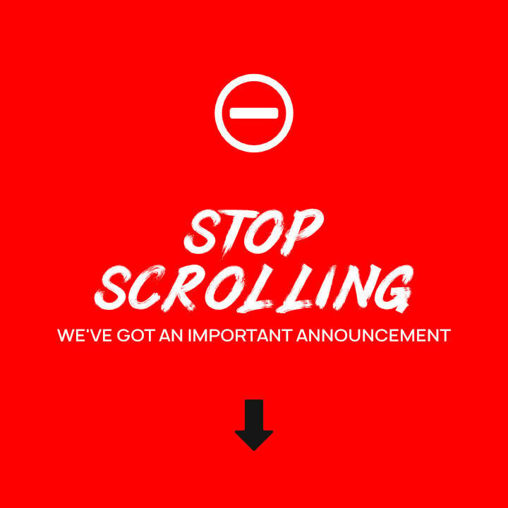 Stop Scrolling Social Media Post