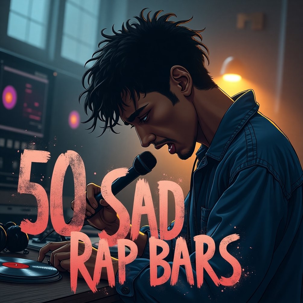 50 Sad Rap Bars – Deep Emotional Lyrics for Rappers & Creators