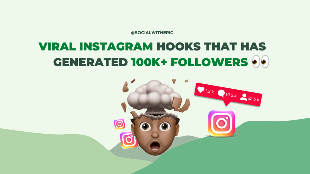 50+ Viral Instagram Hooks That Generated 100K+ Followers
