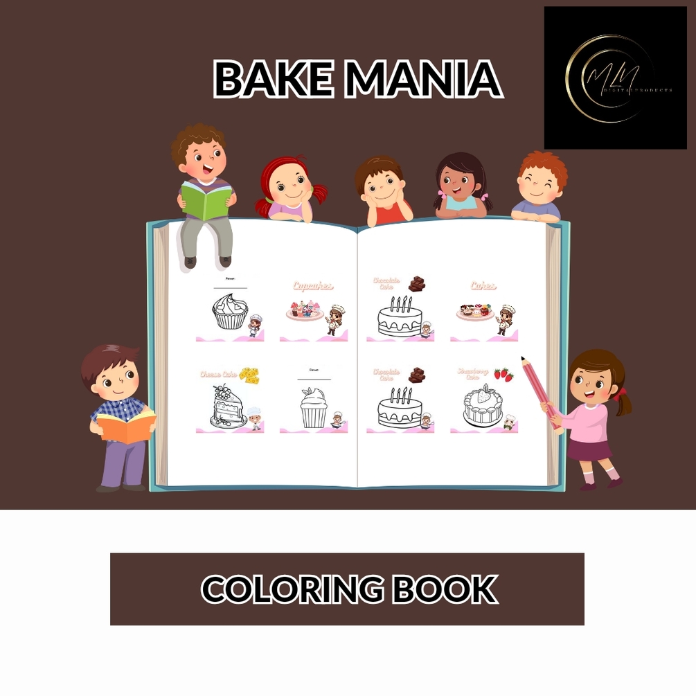 Coloring book_BAKE MANIA