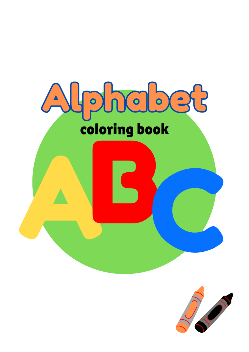 Alphabet Coloring Book Worksheet (Pre-school)