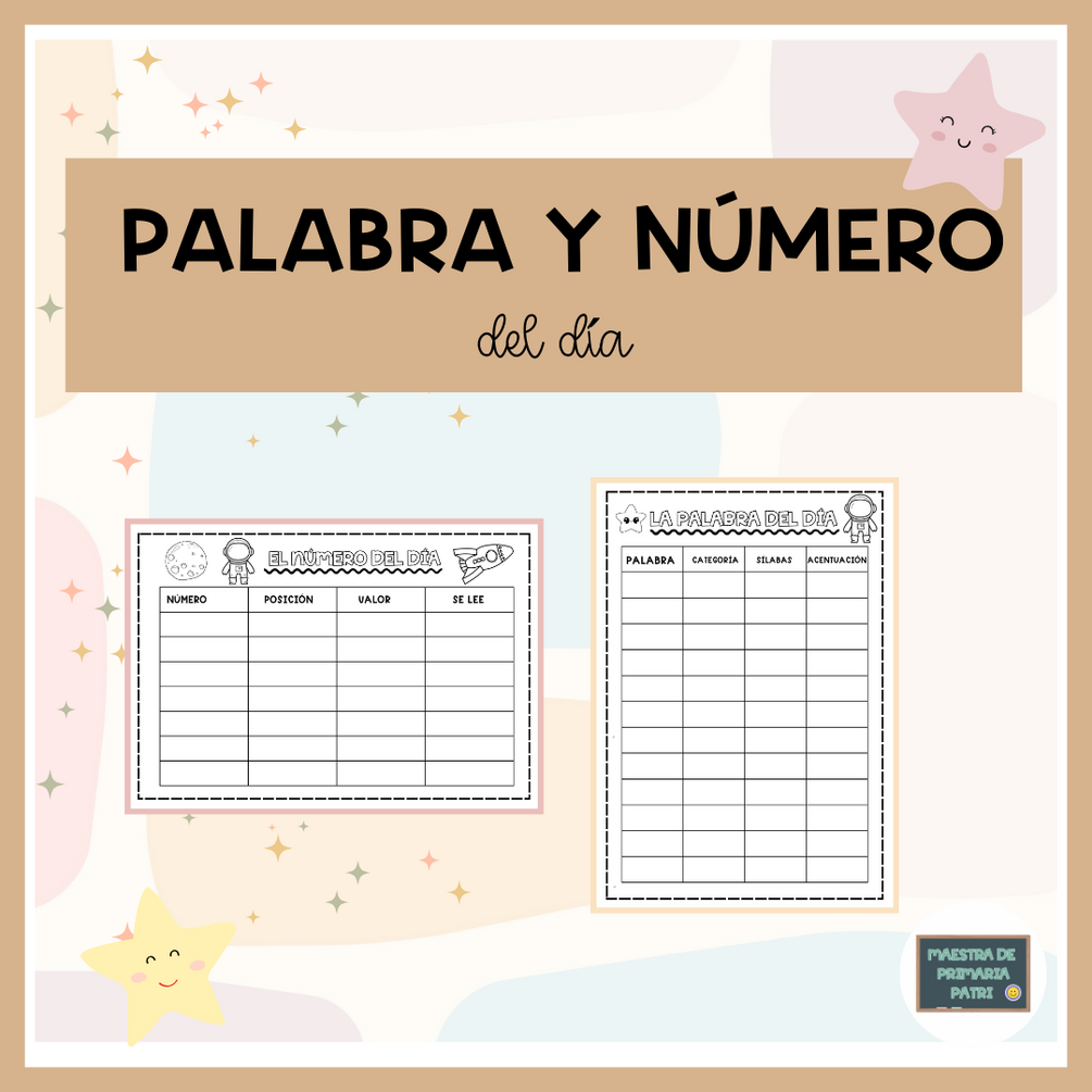 PALABRA Y NÚMERO DEL DÍA