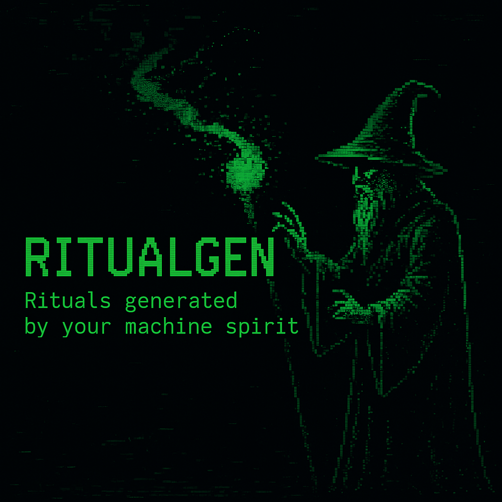 Ritualgen — A Ritual Generator for the Weird and Enlightened