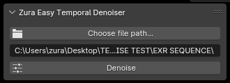 Zura Easy Temporal Denoiser