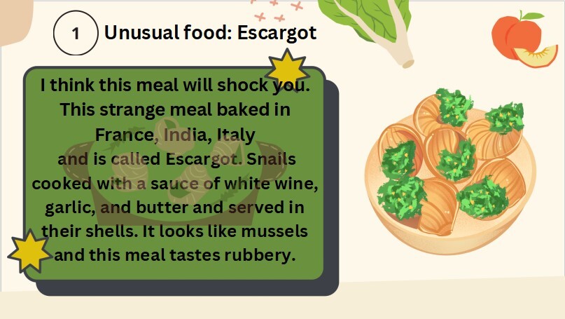 Let’s Learn About Strange Foods – Editable Classroom Slides