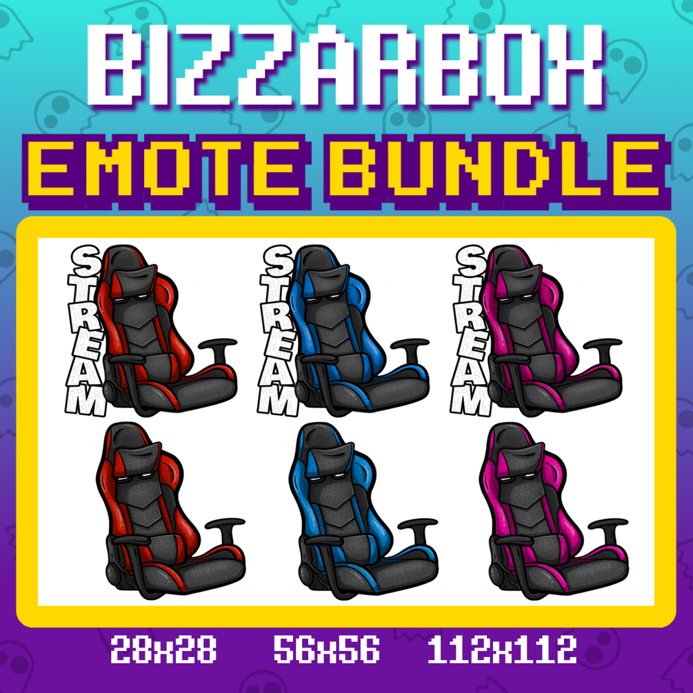 Streamer Emote Bundle: AFK Stream Chair