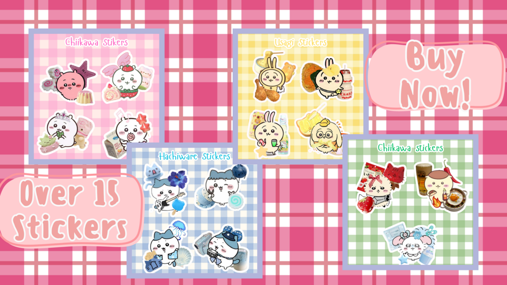 Chiikawa stickers (template)