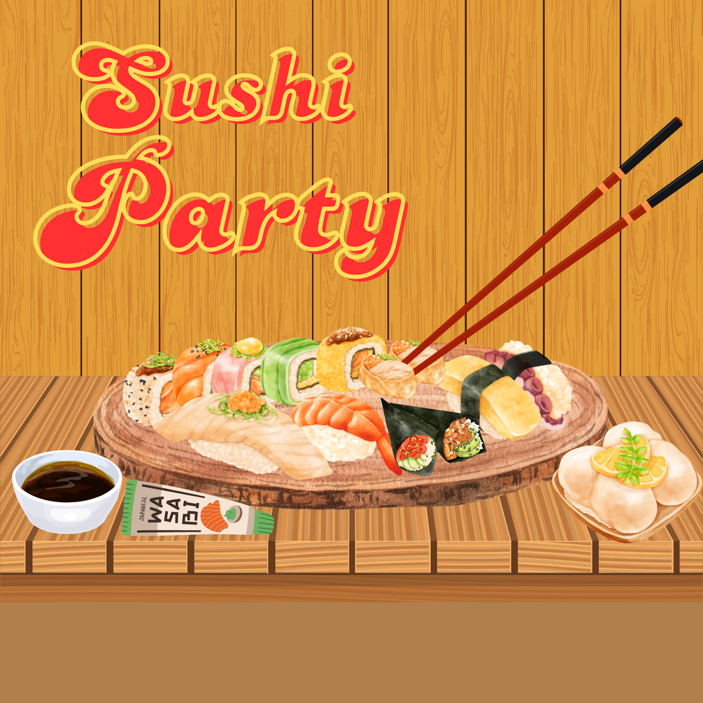 Printable Pretend Play – Sushi Party Activity Set for Kids – Digital ...
