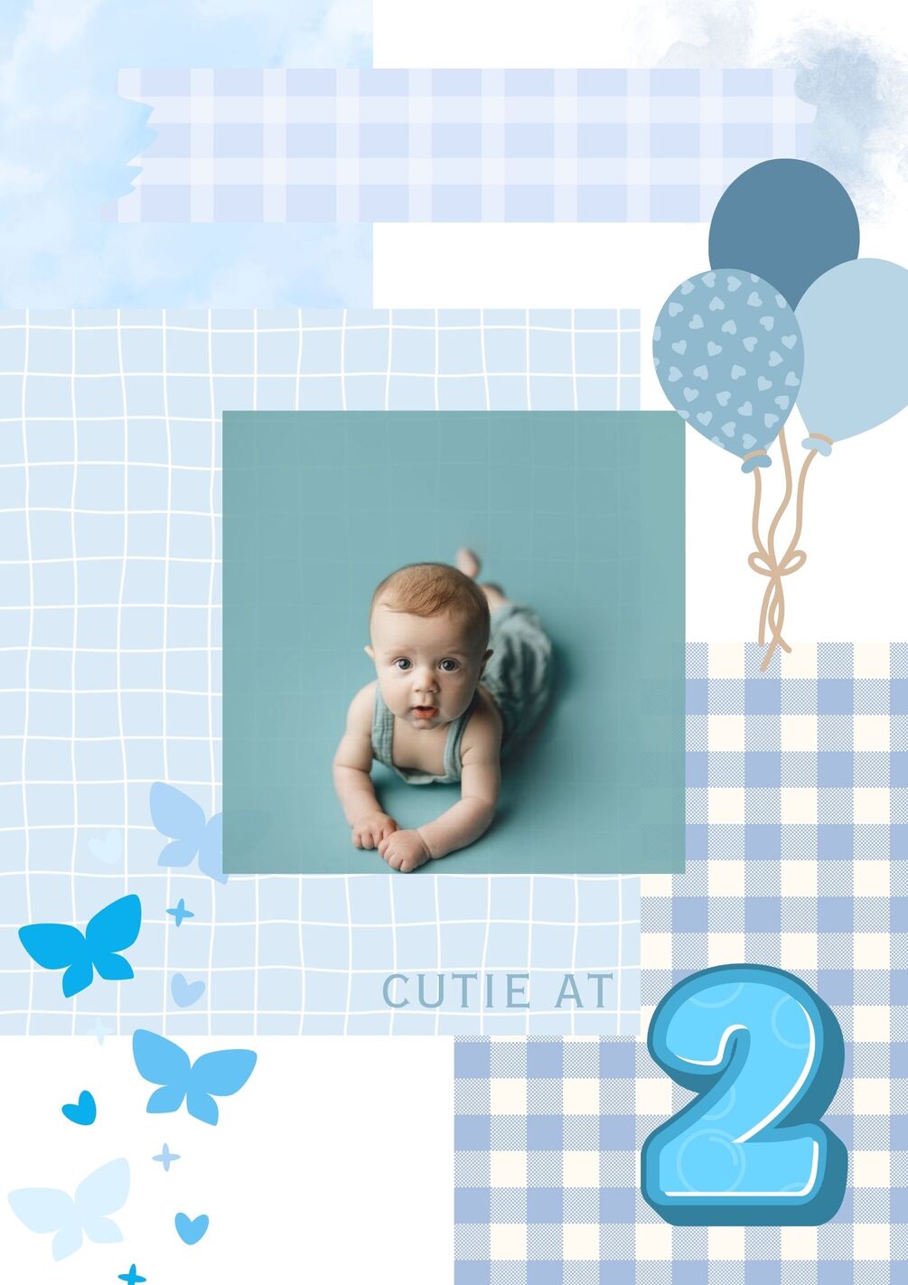BABY - THEMED Monthly Milestone Template