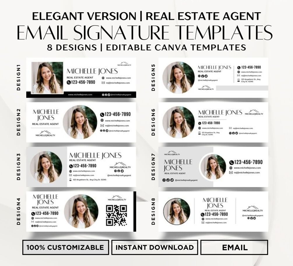 Real Estate Email Signature Template Gmail Email Signature template ...