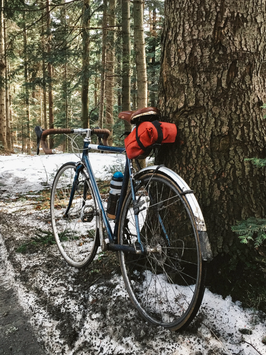 Saddle bike bag PDF pattern and sewing tutorial