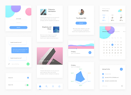 Busy-Pack - Top 50 UI-Kit Trends for 2019