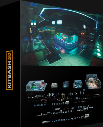 KITBASH3D – ART DECO UPDATED VERSION