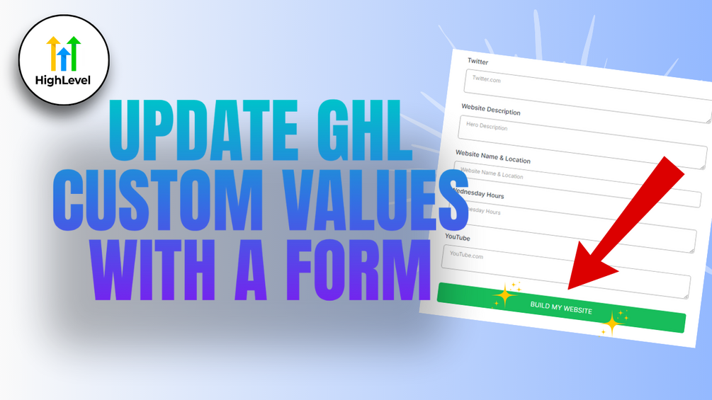 GHL Custom Value Updating Form Automation Snapshot