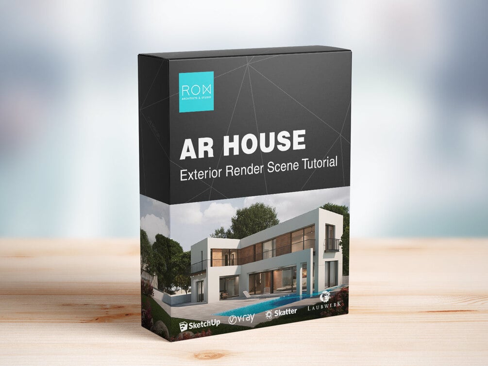 AR House - Exterior Render Scene Model