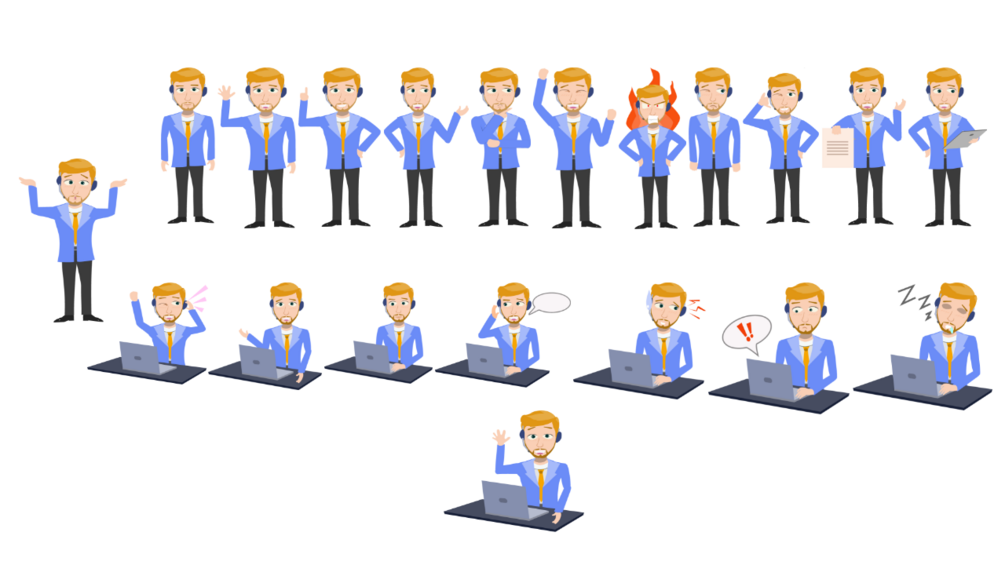 Customer Service (Character for Video Explainer)