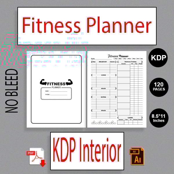 Fitness Planner - KDP Interior