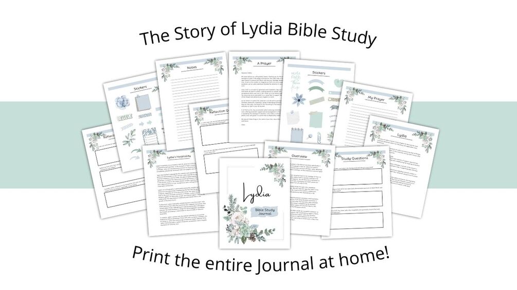 Printable Character Bible Study Journal Bundle 4