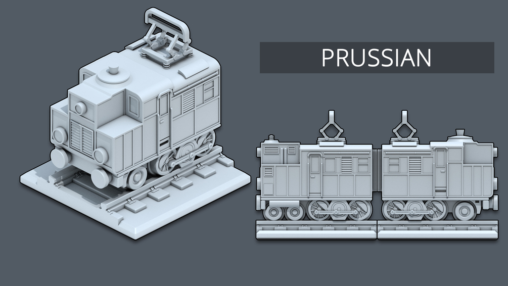 Prussian - STL files for 3D printing - Trains & Rails World - STL ...