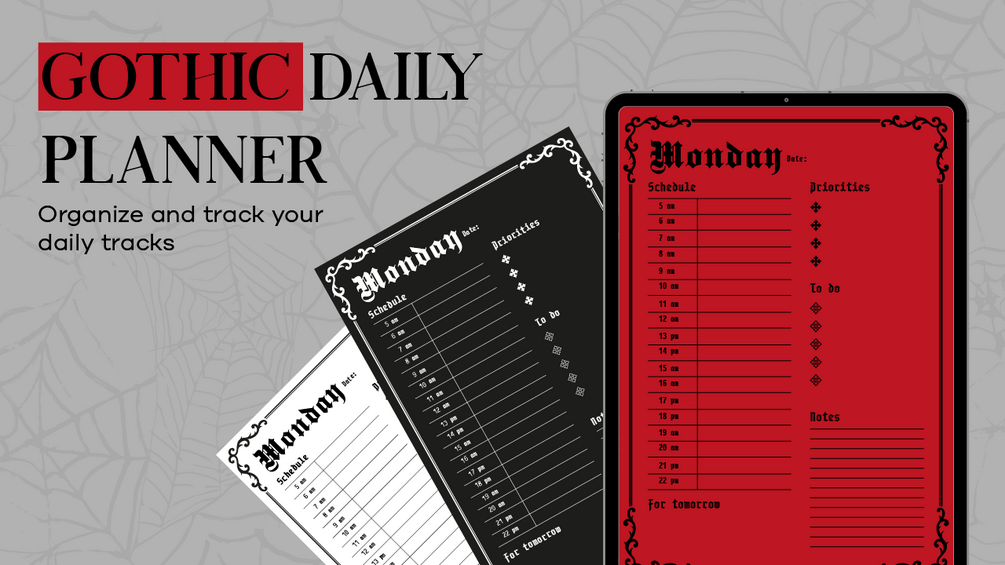 Gothic Daily Planner