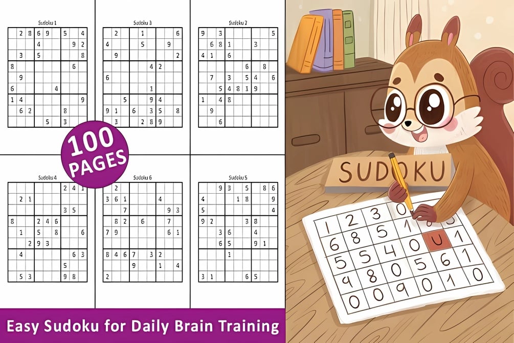 Easy Sudoku for Daily Brain Training