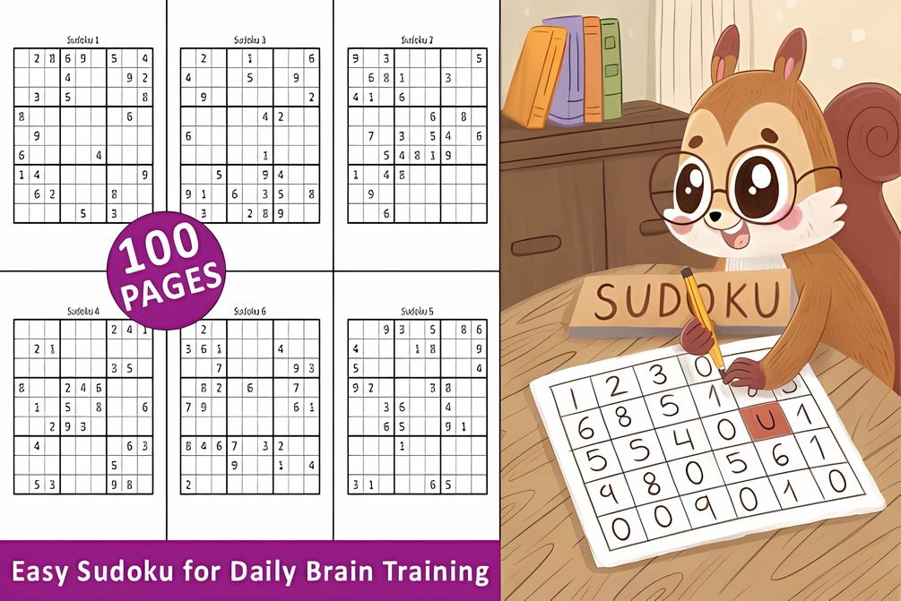 Easy Sudoku For Daily Brain Training