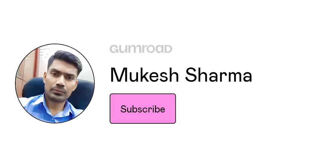 Mukesh Sharma